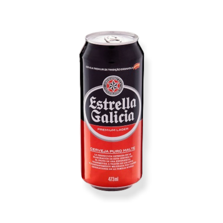 Cerveza Estrella Galicia Lata 473 ml – ALMA Foods