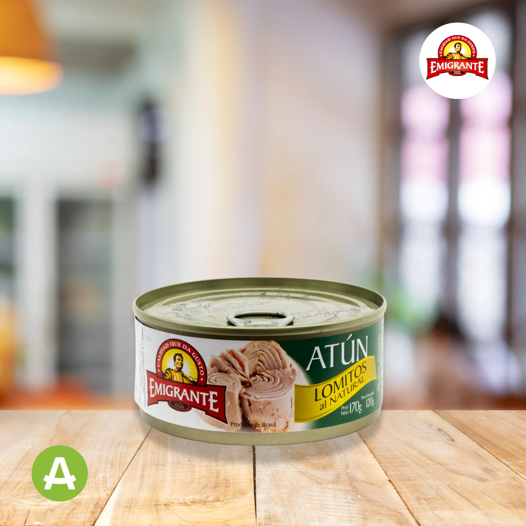 Atun Lomo en Lata Emigrante 170 gr al Natural – ALMA Foods