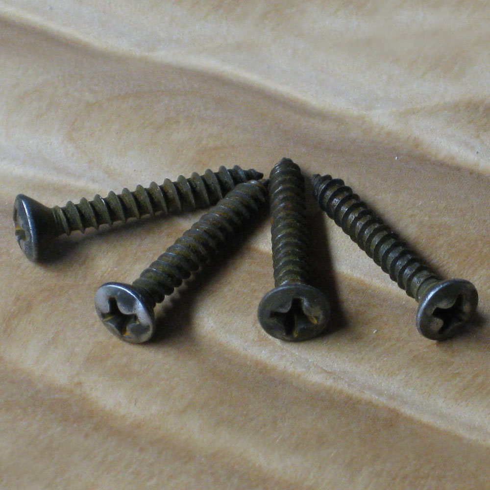 Relic Telecaster Bridge Screws - Phillips Head Mounting (4)
