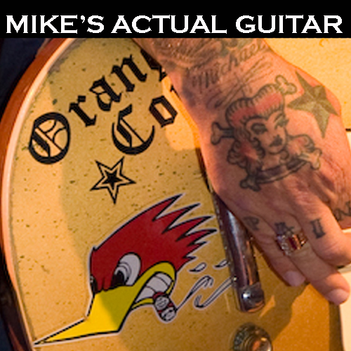 Mike Ness Replica Decals / stickers of his Les Paul Guitar