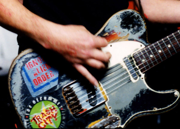 Joe Strummer Clash Replica Ignore Alien Orders / Trash Decals Stickers