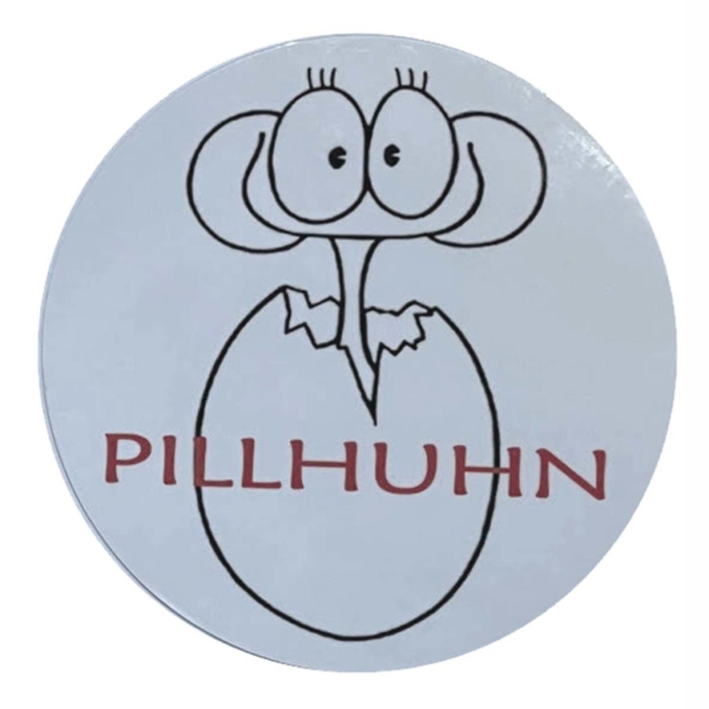 Vintage Garcia Pillhuhn Sticker - ALLIGATOR Replica Strat Decal