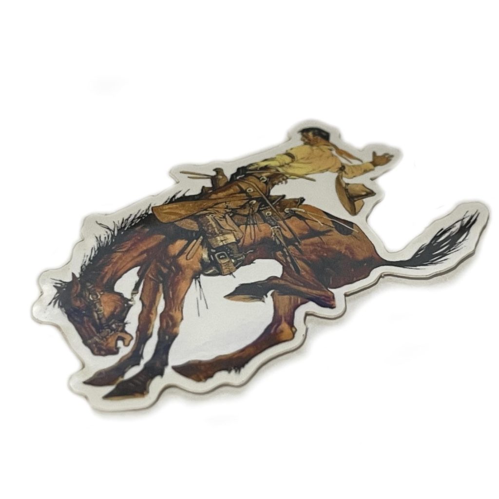 Garcia Alligator Strat COWBOY Vintage Replica Sticker - Guitar Decal