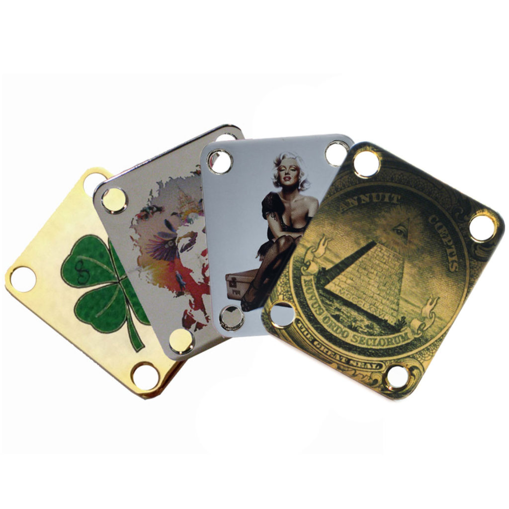 Custom Guitar Neckplates - AxetremeCreations