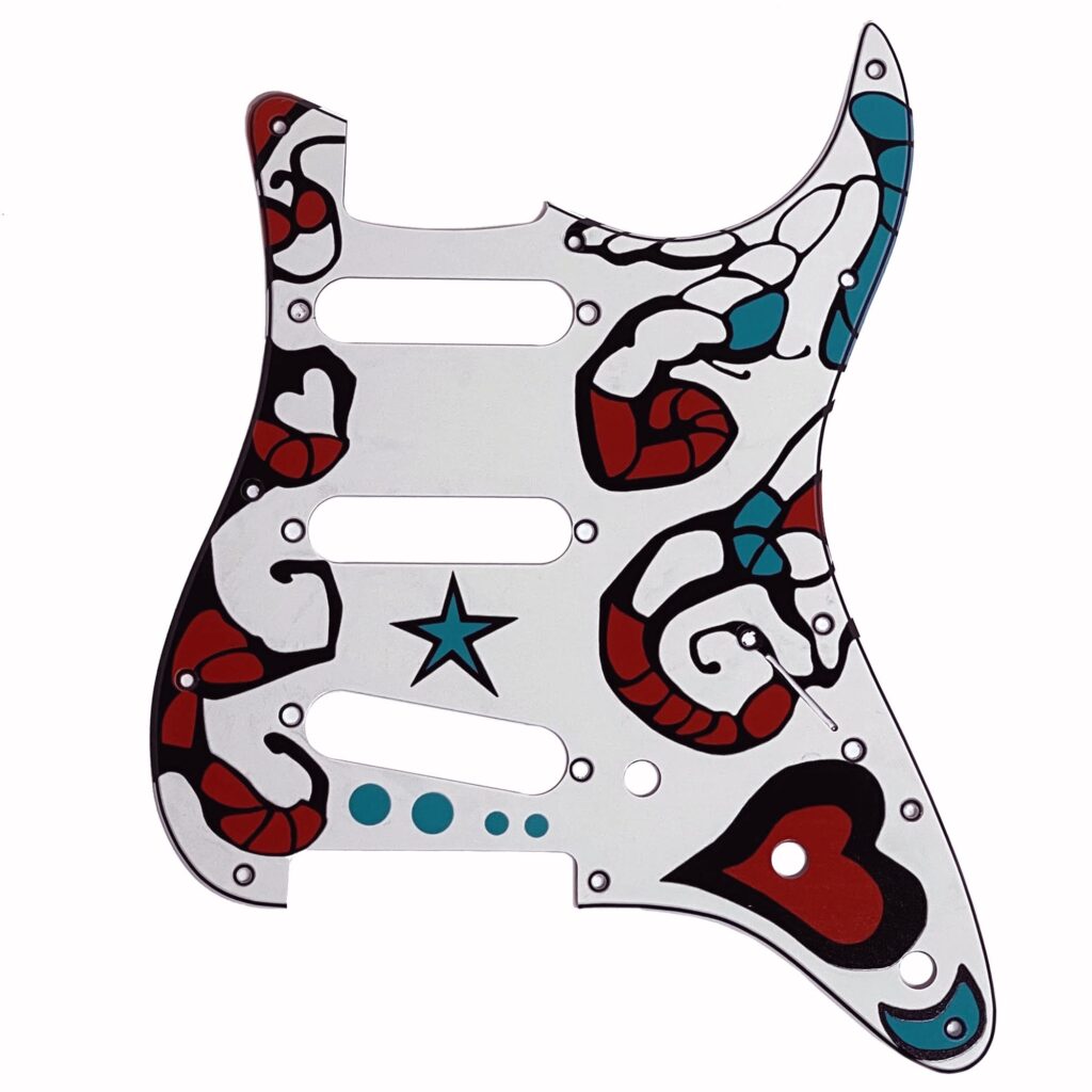 Stratocaster Hendrix Saville Pickguard