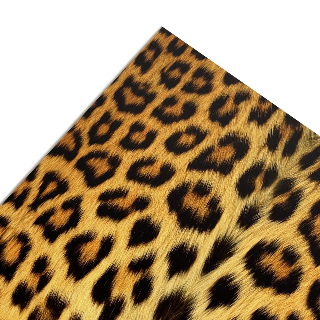 Leopard Print pickguard sheet stock / Blank