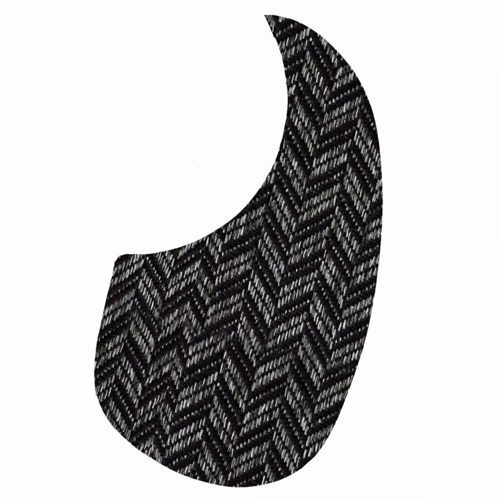 Acoustic Chevron Black Custom Pickguard - 151