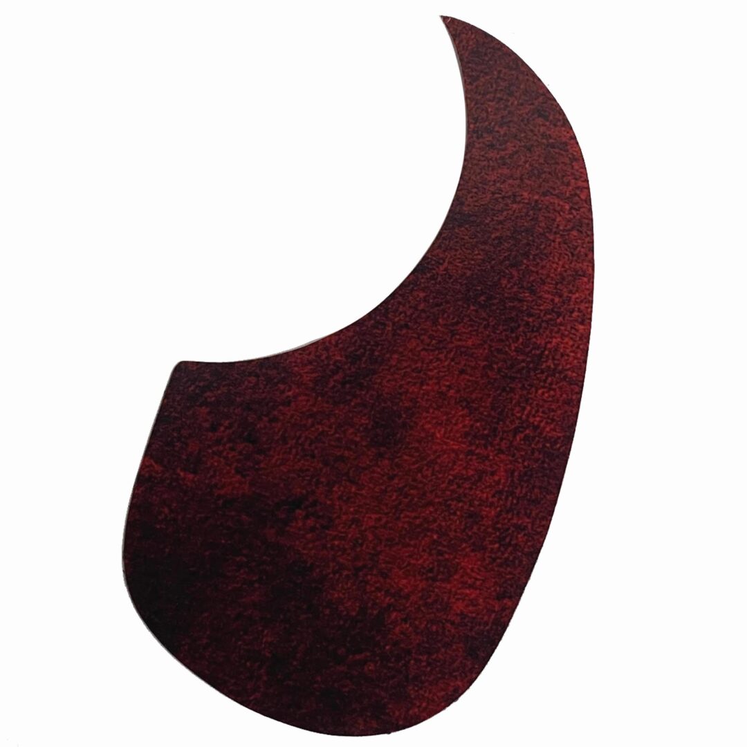 Acoustic Velvet Custom Pickguard - Red Velvet - 144