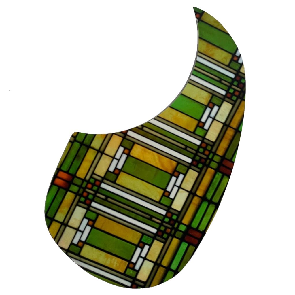 Acoustic Stained Glass Pickguard - Custom