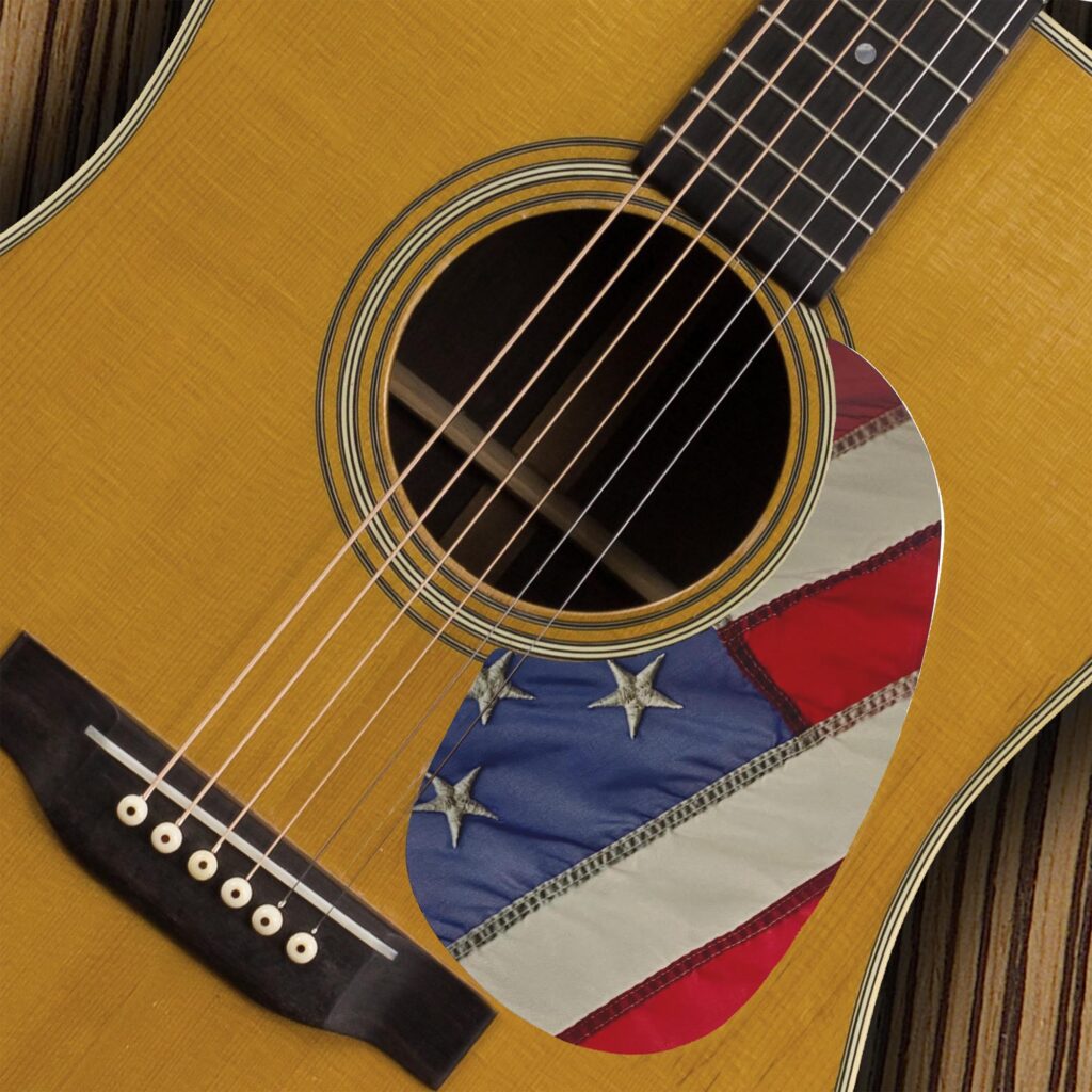 Acoustic Flag Custom Pickguard - USA / American Flag