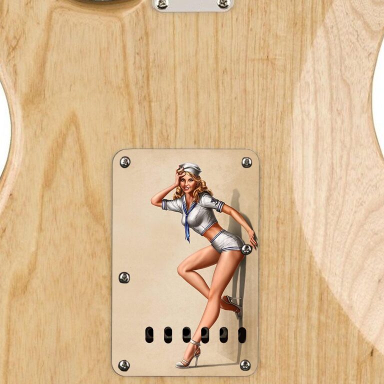 Stratocaster Sailor Pinup Girl Tremolo Cover