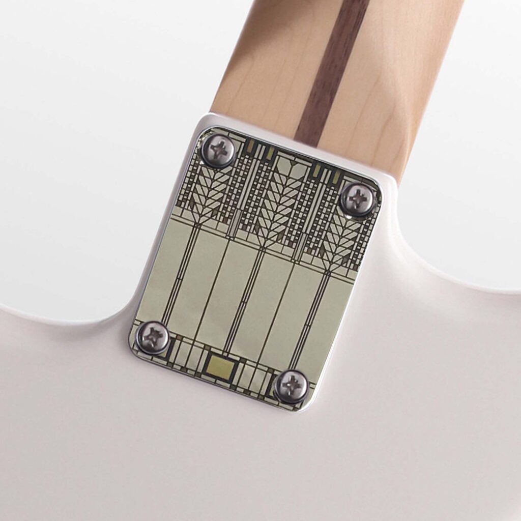 Wright Stained Glass neckplate - Arts and Crafts Color Neck Plate