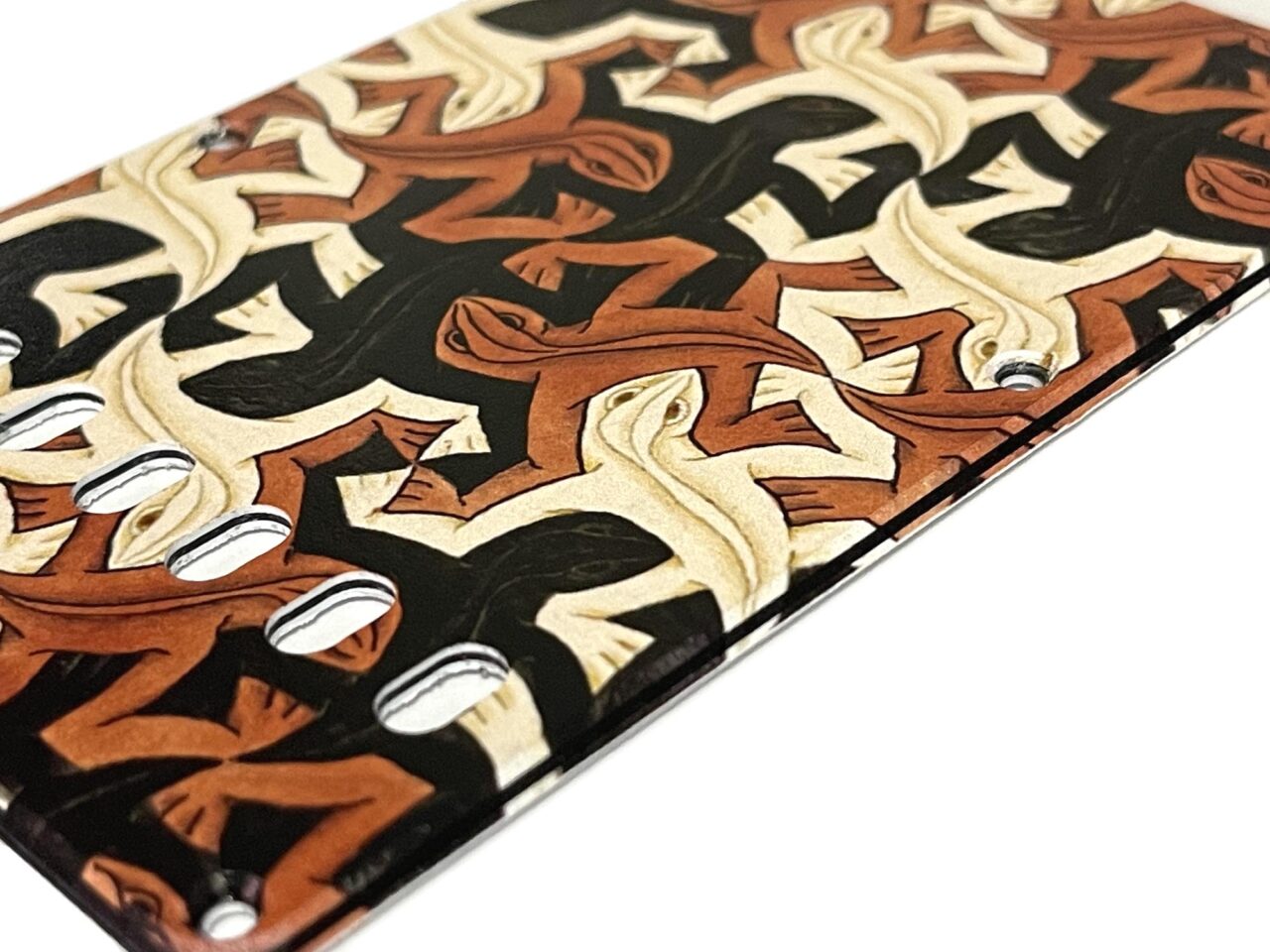 Stratocaster Escher Lizards Backplate / Tremolo Cover