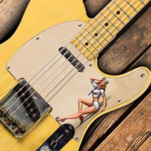 Telecaster Sailor Pinup Pickguard - Custom Printed 3-ply