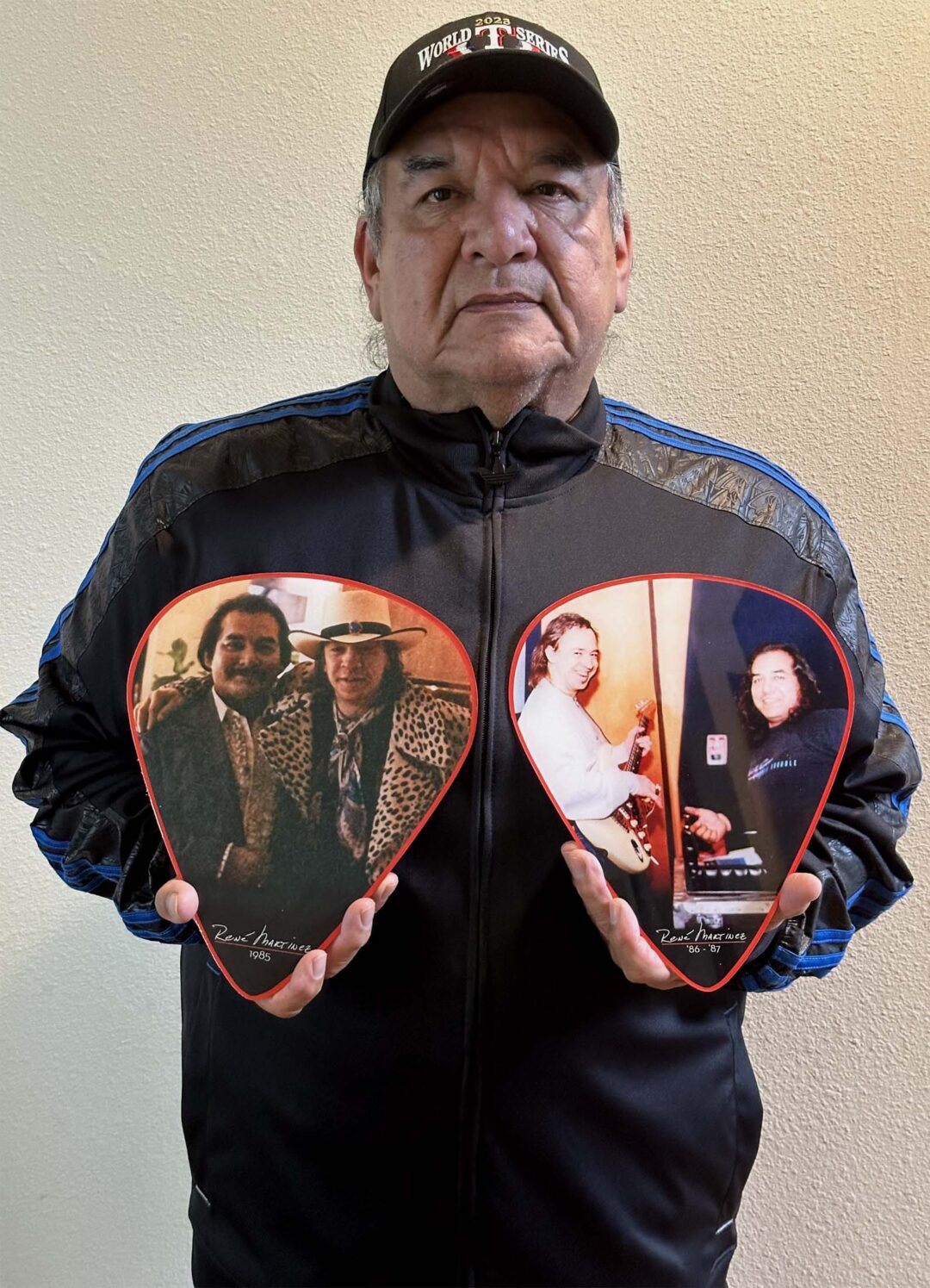 SRV - Rene Martinez Giant Guitar Pick Wall Art