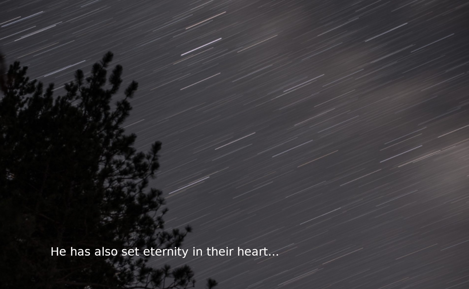 Eternity In Our Hearts – The Gospel Herald