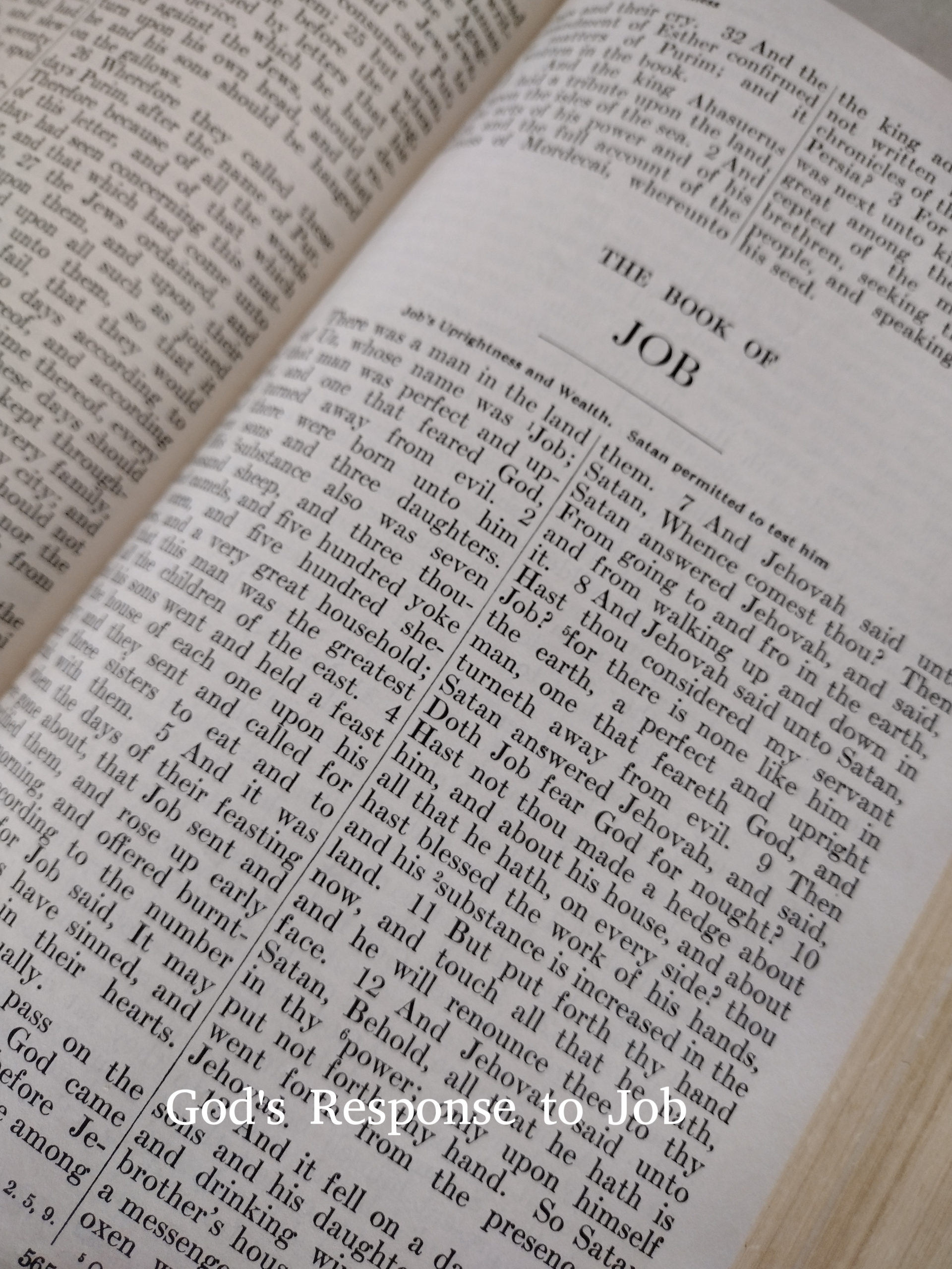 God’s Response to Job (Job 38 – 42:6) – The Gospel Herald