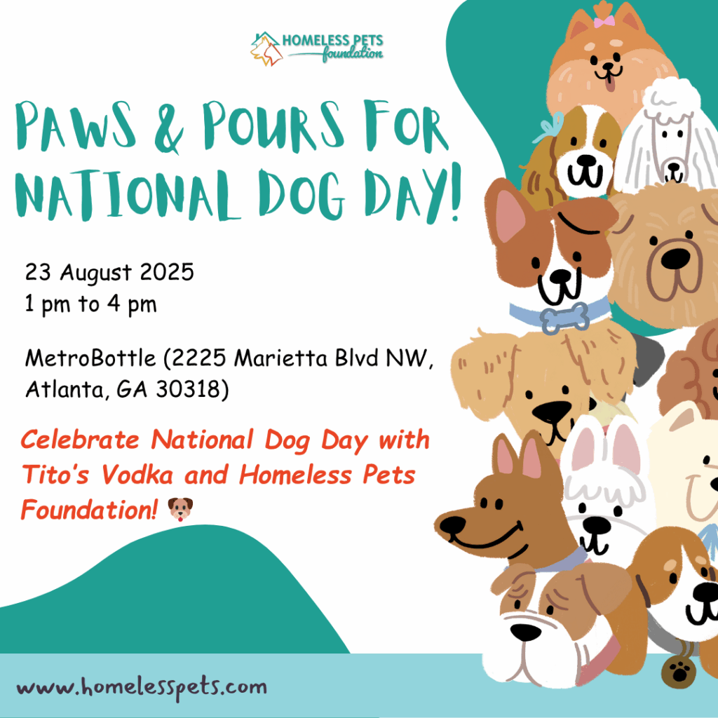 Paws and Pours for National Dog Day! 🐶 Homeless Pets Foundation ...
