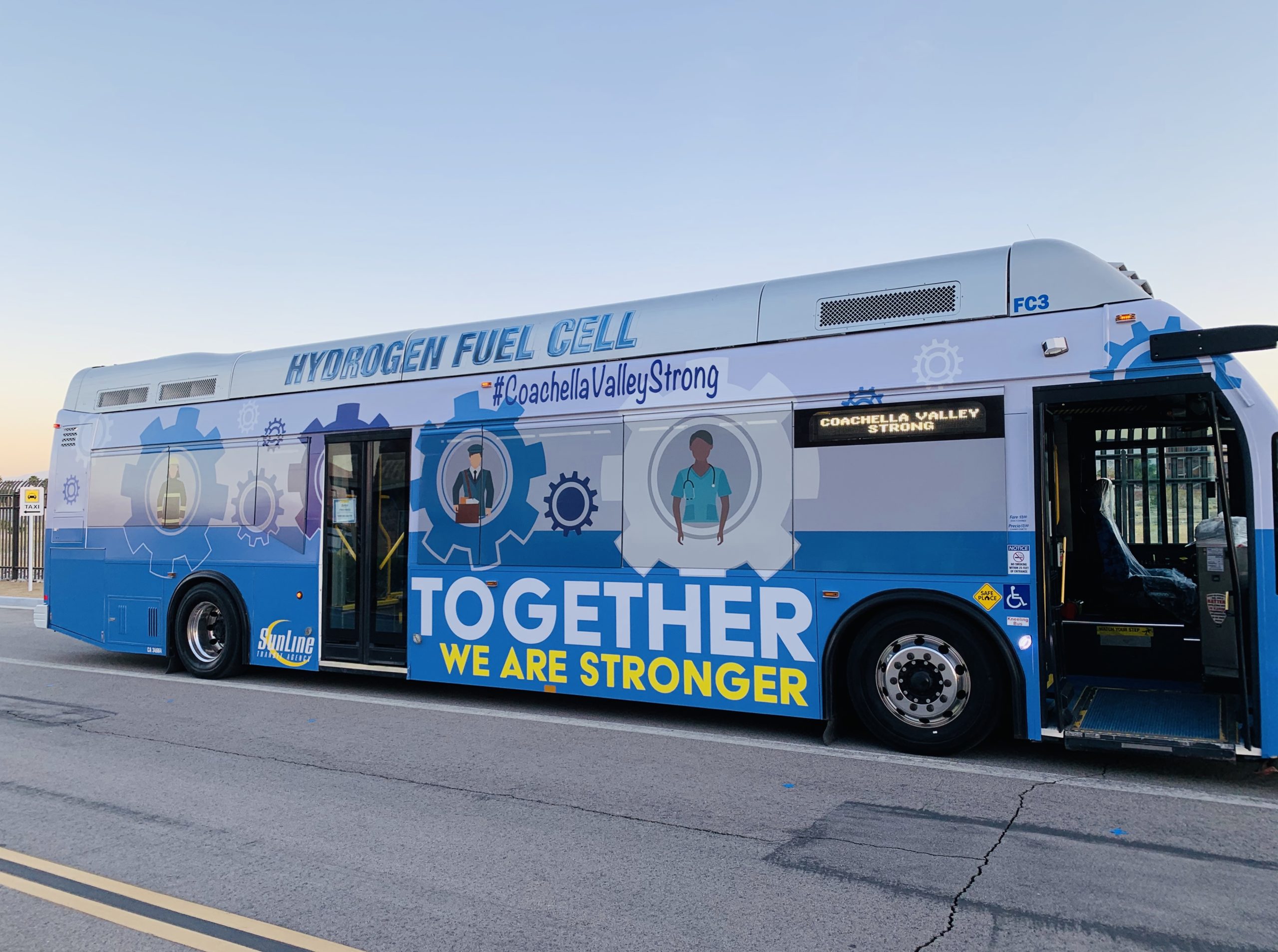 SunLine Transit Agency rolls out #CoachellaValleyStrong campaign - KESQ