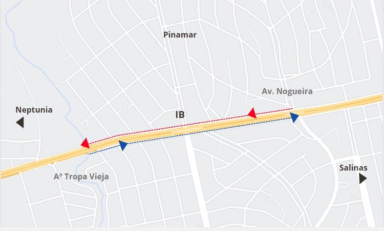 Pinamar: Afectación en la circulación en las calzadas de servicio de ...