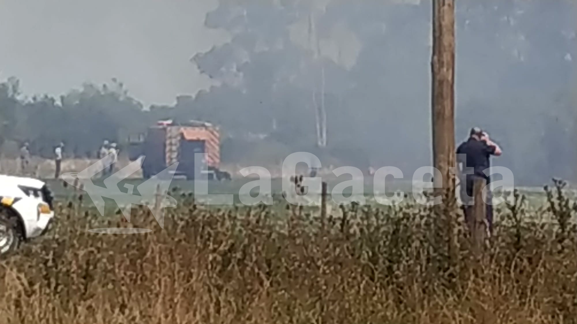 Santa Rosa: Incendio forestal en ruta 6 | La Gaceta
