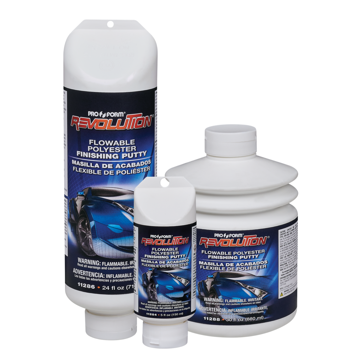 Revolution Flowable Polyester Finishing Putty - Pro Form