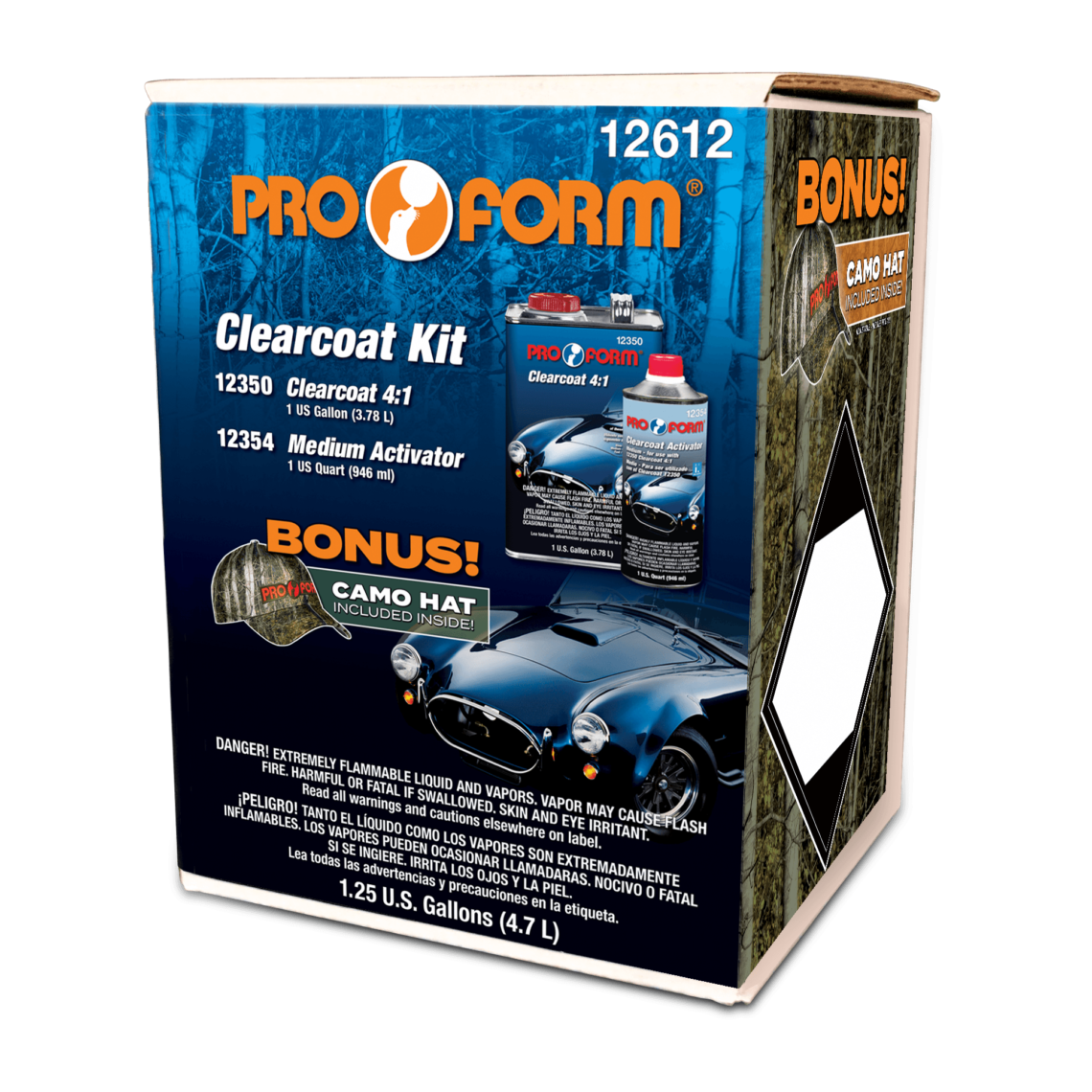 4:1 Clearcoat Kit with Bonus: Camo Hat - Pro Form