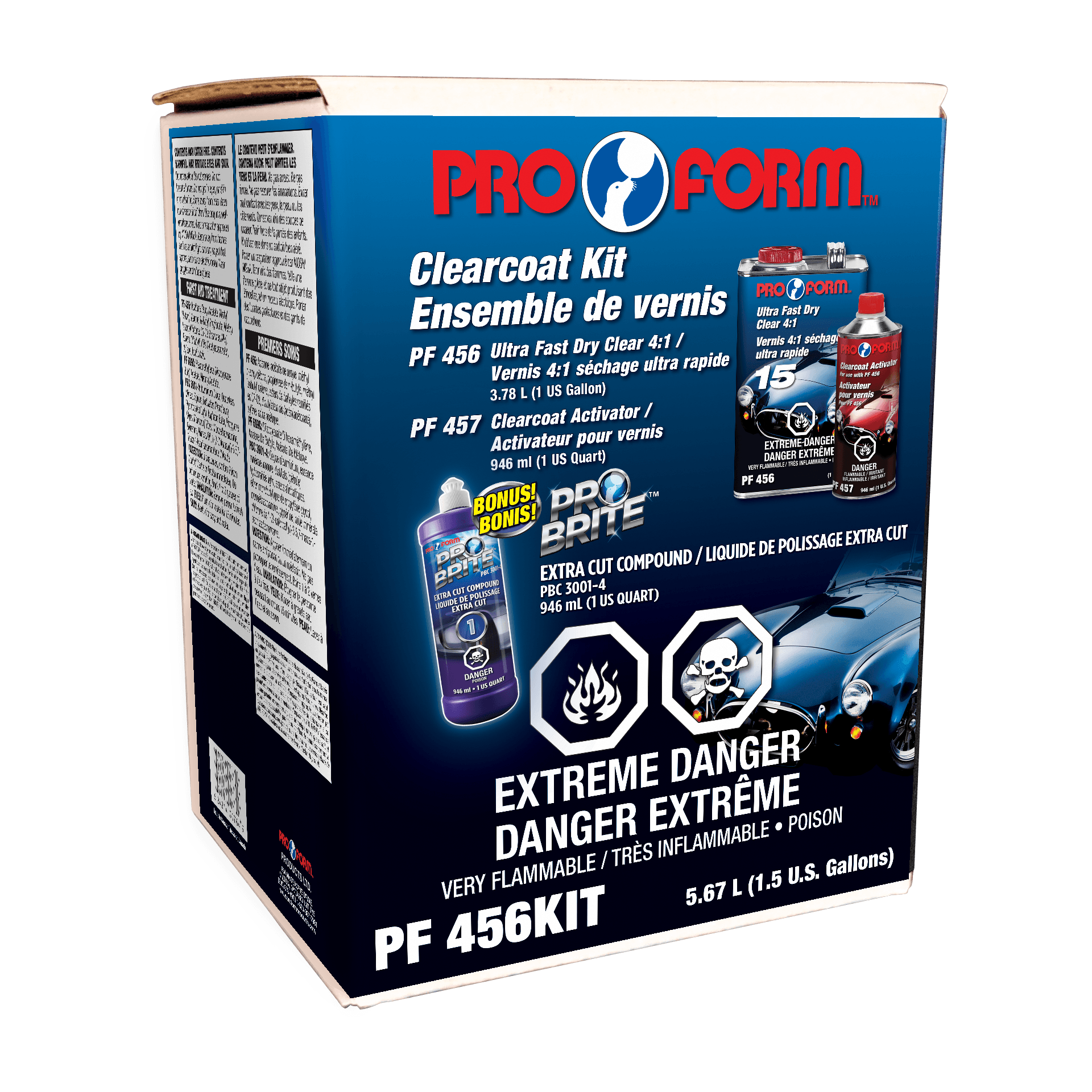 Ultra Fast Dry Clear Kit - Pro Form