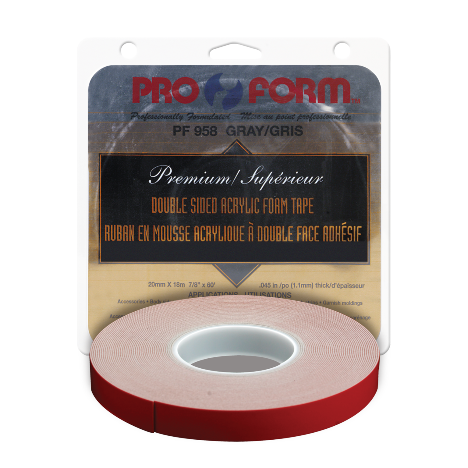 Double Sided Acrylic Foam Tape - Pro Form