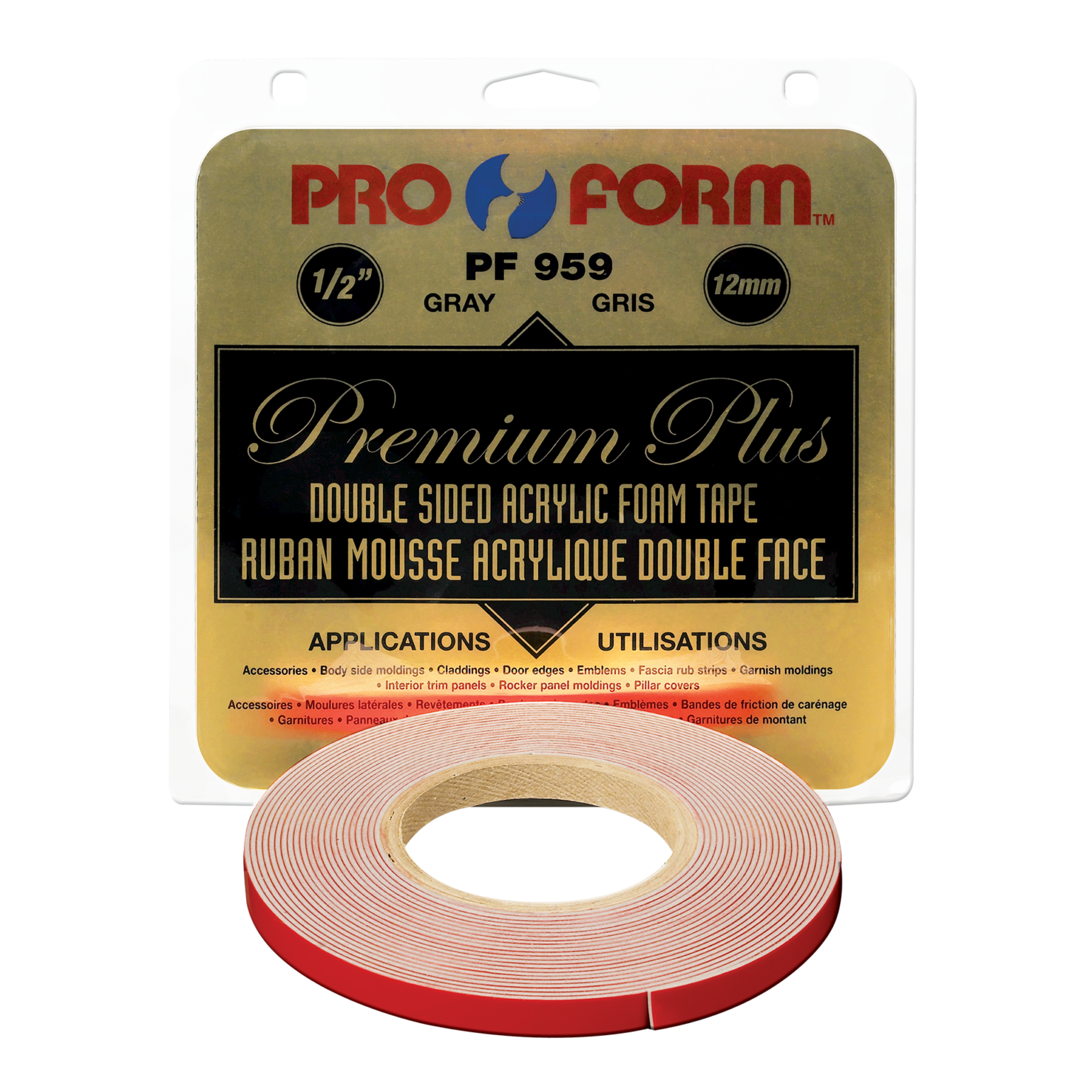 Clear Double Sided Acrylic Foam Tape – Pro Form