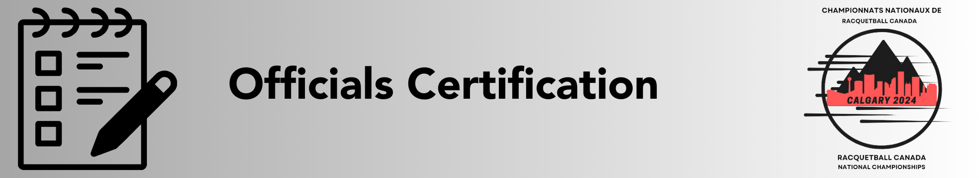 Officials Certification – Racquetball Canada