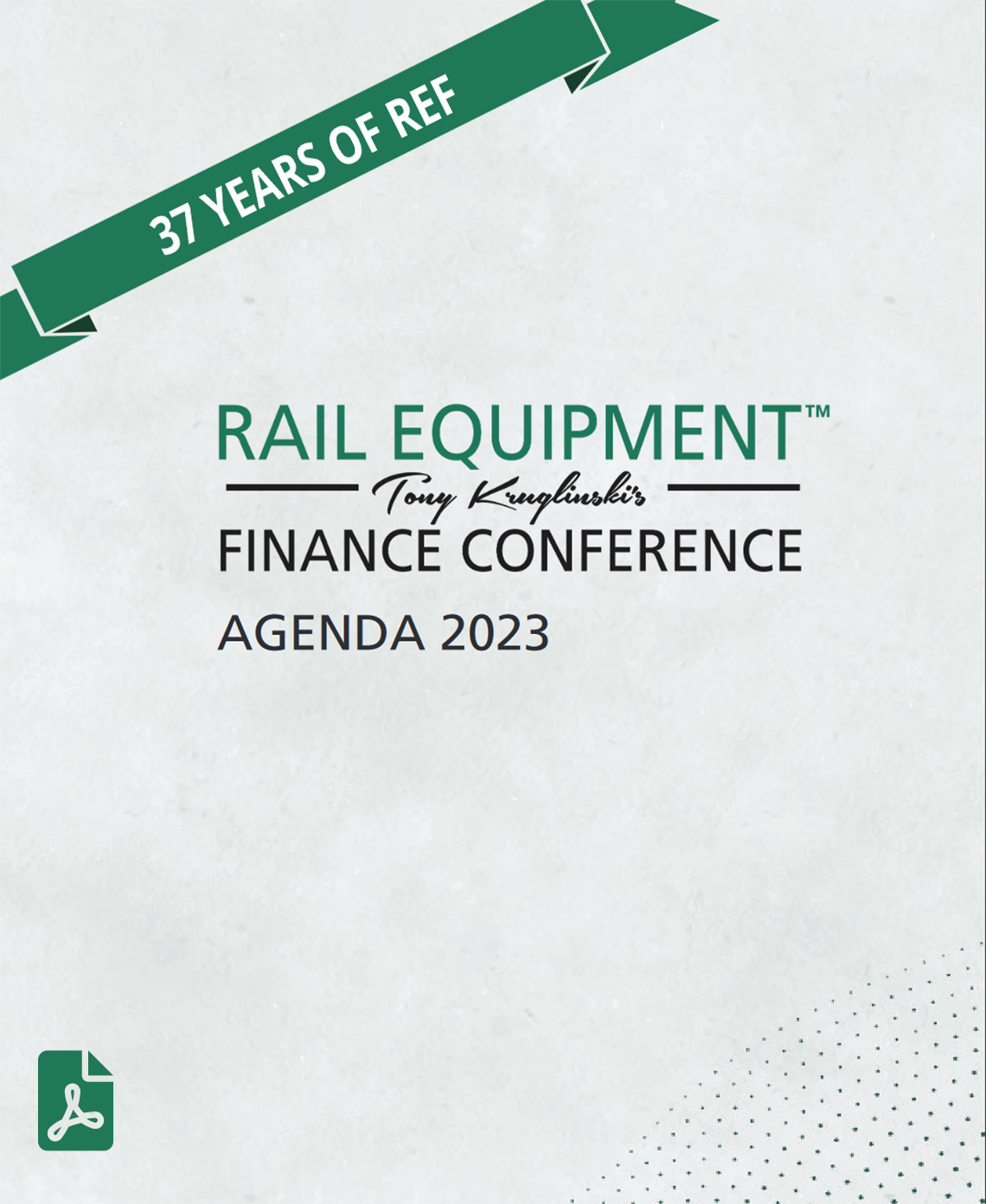 2023 Agenda – Rail Equipment Finance Conference
