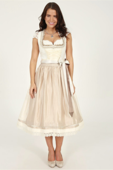 SALE Bridal Dirndl Minchen with 2 Aprons by Kruger – Trachten-Quelle