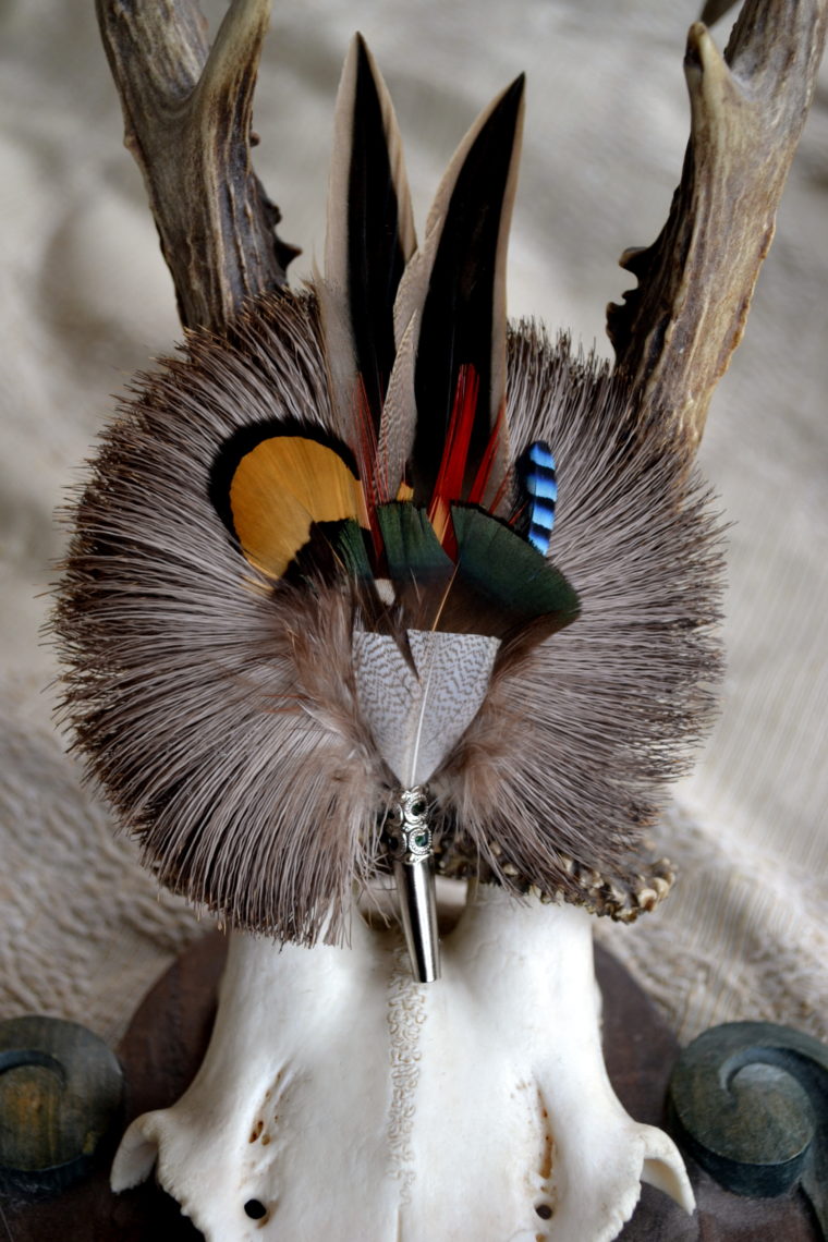Hat Pin Radl with Game Bird Feathers – Trachten-Quelle