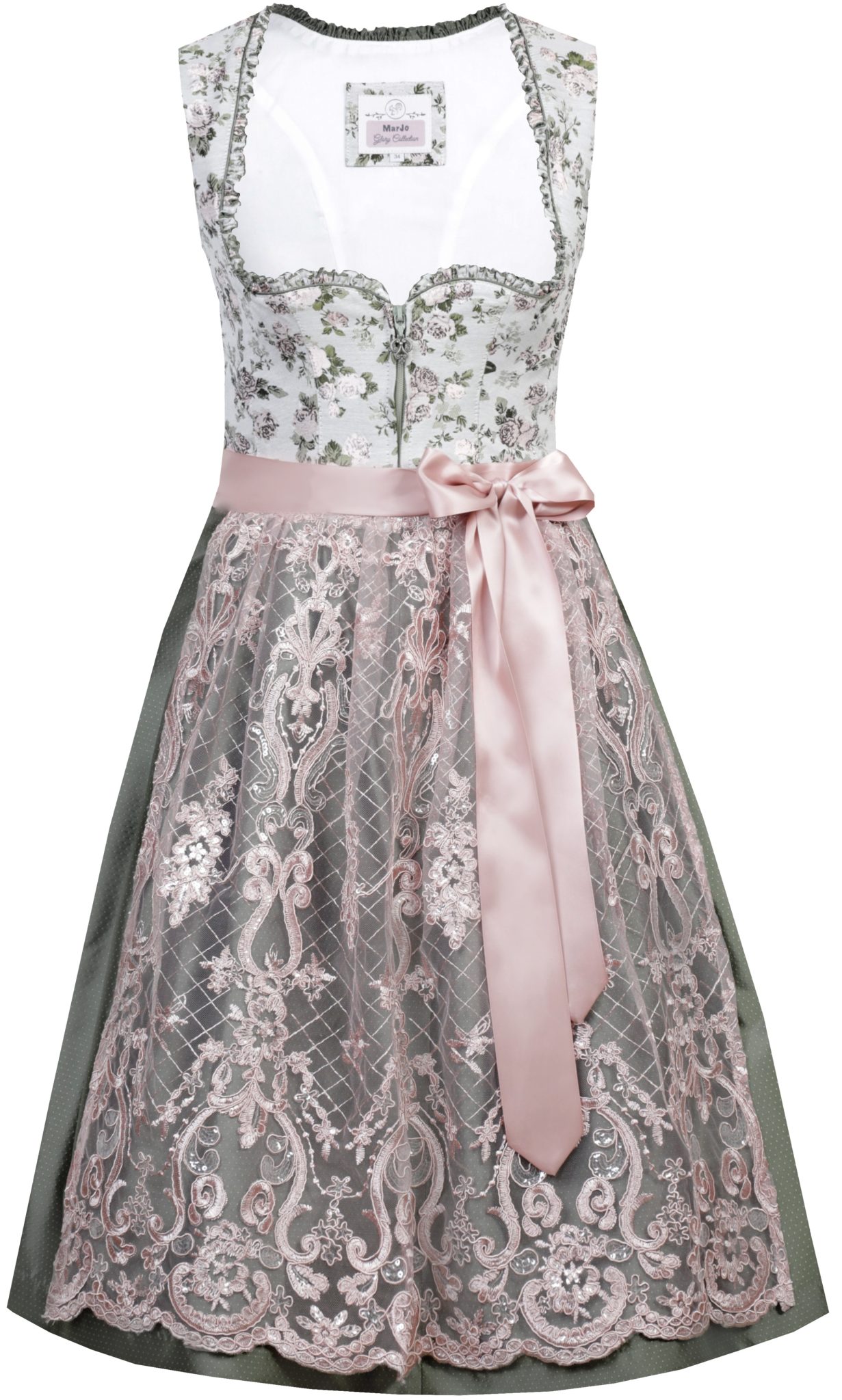 Dirndl Romy Denim Blue by Marjo – Trachten-Quelle