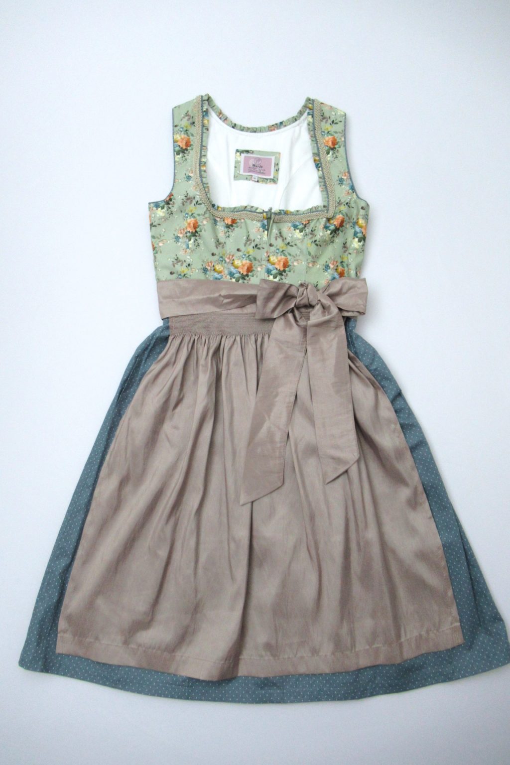 Dirndl Romy Denim Blue by Marjo – Trachten-Quelle