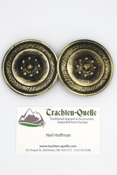 Large Fastener for Costume Cape Antique Brass – Trachten-Quelle