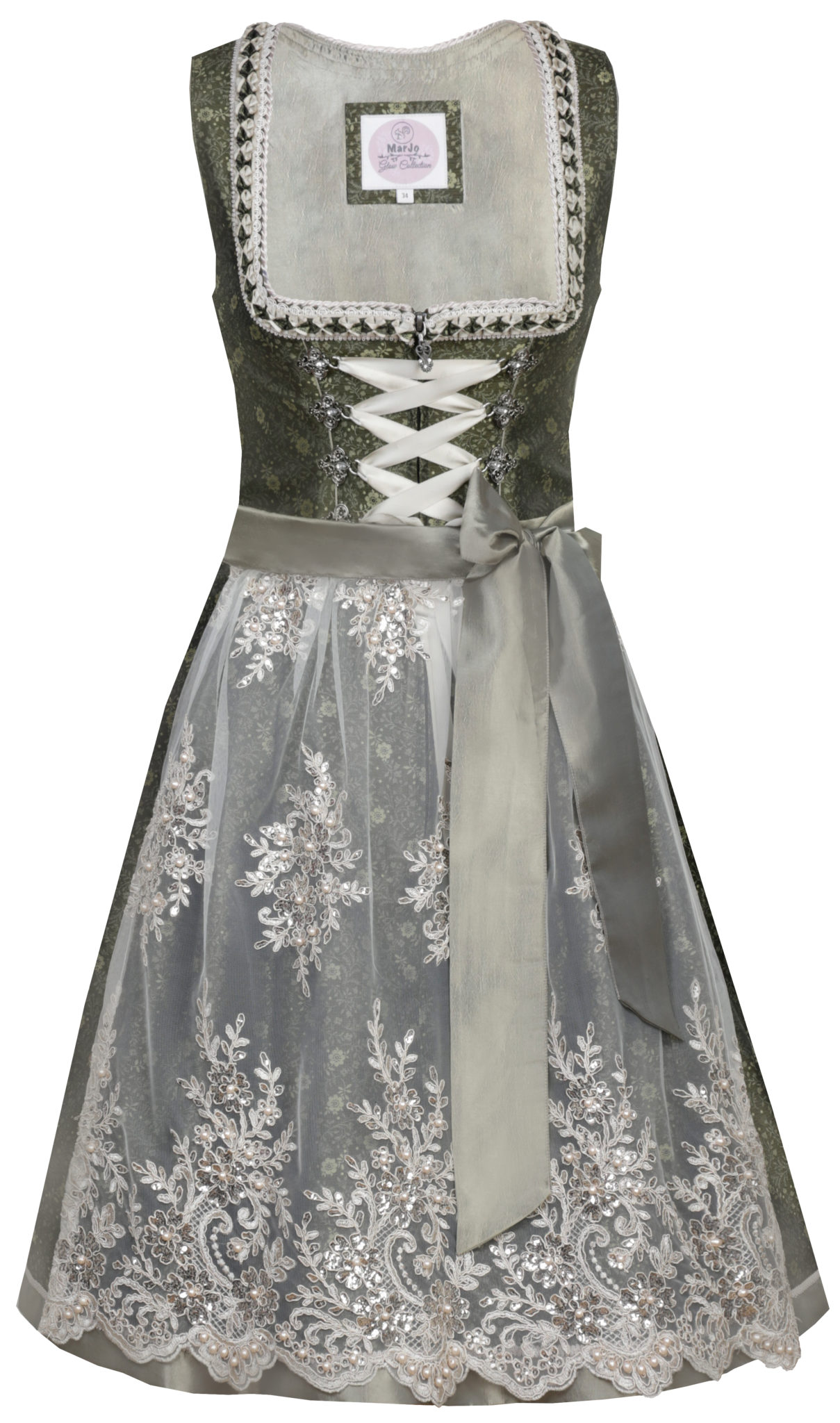 Dirndl Romy Denim Blue by Marjo – Trachten-Quelle