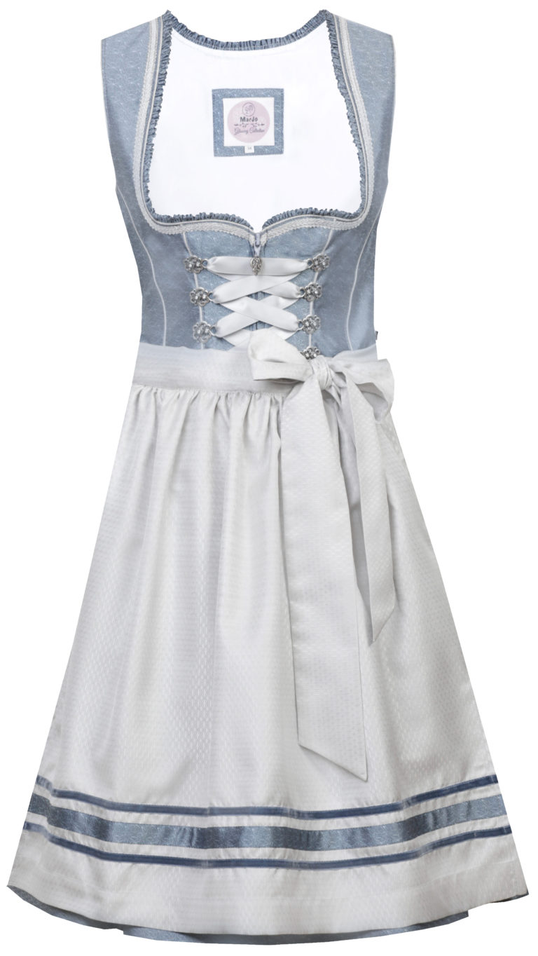 Dirndl Jule Deep Marine Blue by Marjo Longer Length – Trachten-Quelle