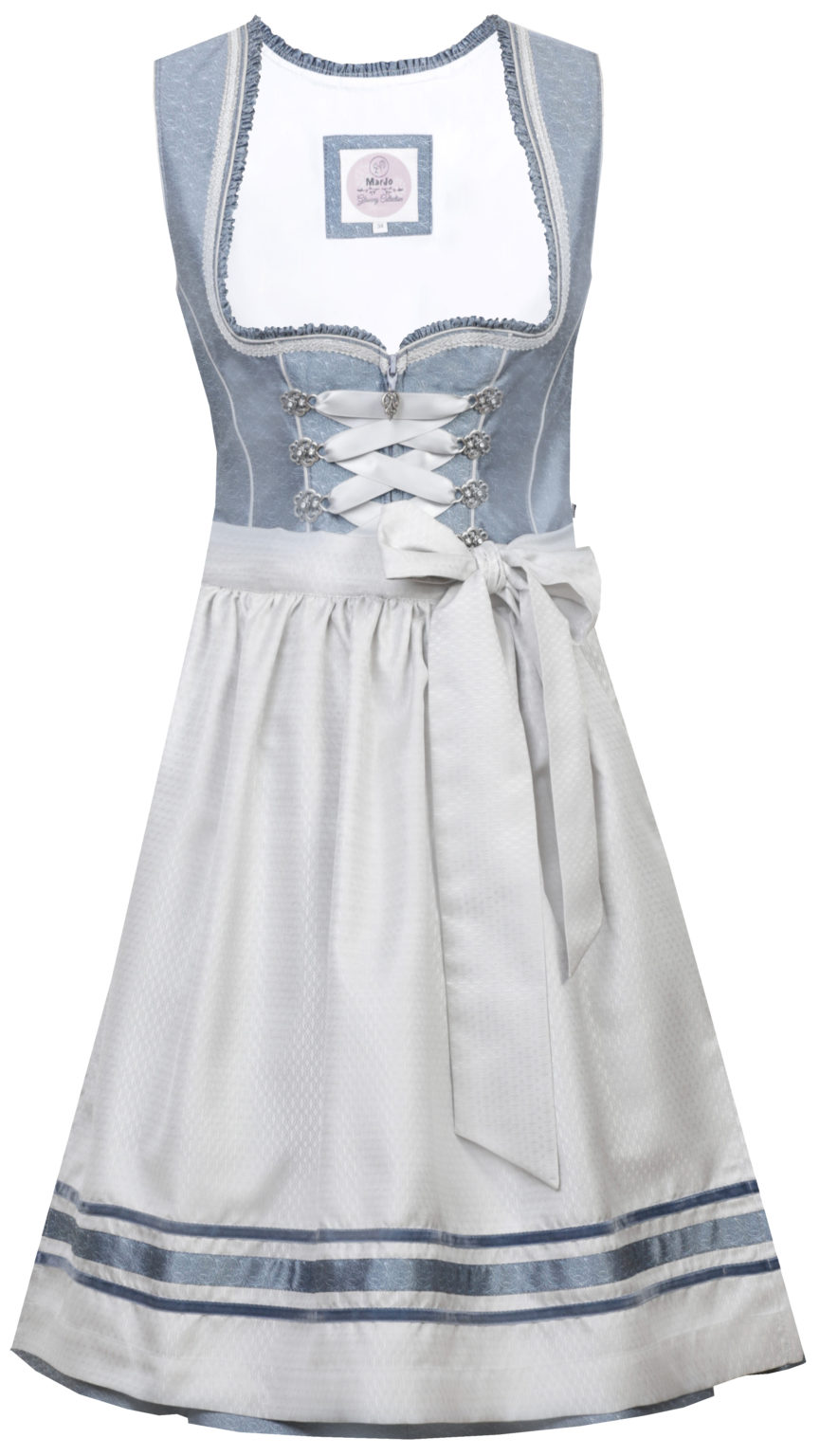 Dirndl Jule Deep Marine Blue by Marjo Longer Length – Trachten-Quelle