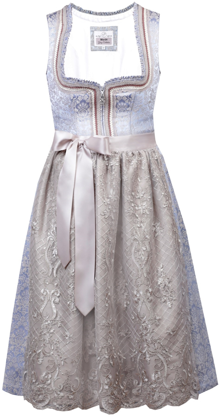 Dirndl Romy Denim Blue by Marjo – Trachten-Quelle